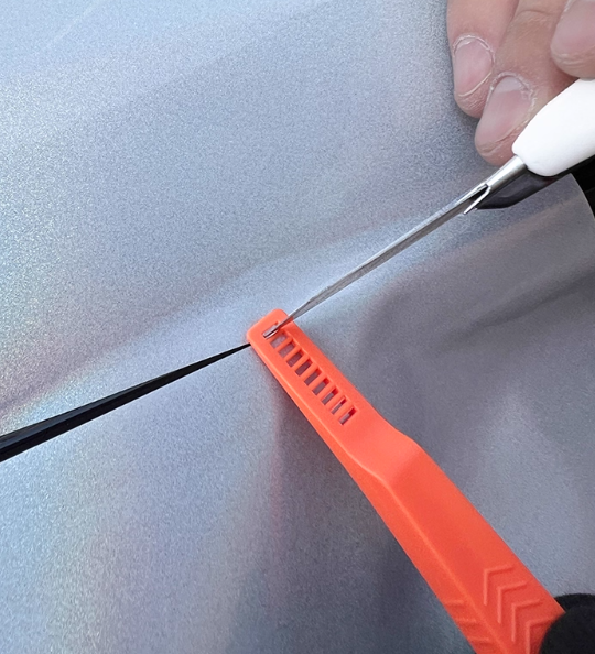 3Pcs Car Body Film Trimming Tool Film Cutting Aid Gap Filler Film Scra ...