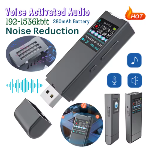 3in1 Professional U-Disk Digital Audio Recorder USB Flash Drive MP3 A ...