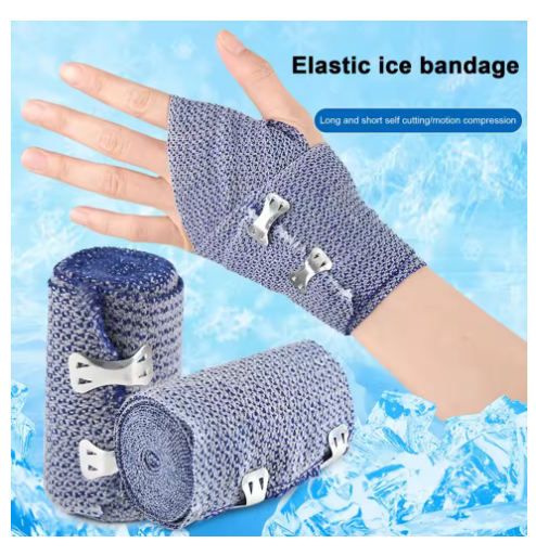 Reusable Self Adhesive Ice Bandage Instant Cooling Ice Tape Muscle Rec ...