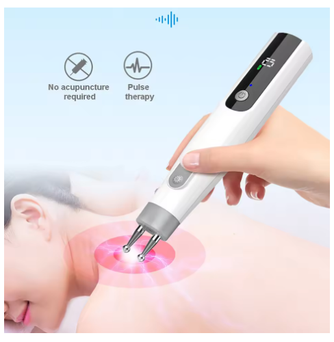 Smart Dual-Head Pulse Massage Electrotherapy Pen Meridian Stimulation ...