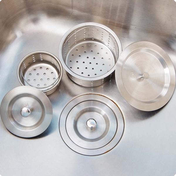 Kitchen Sink Drainer Lid Pool Basket Water Funnel Sink Basin Strainers ...