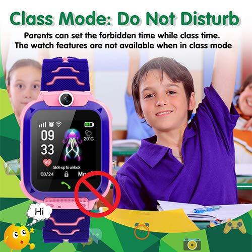 Q12 Children's Smart Watch kids SOS Phone Watch Smartwatch Baby Antil ...