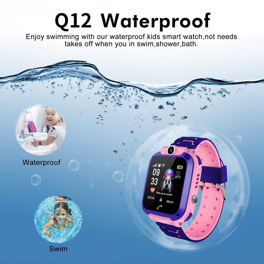 Q12 Children's Smart Watch kids SOS Phone Watch Smartwatch Baby Antil ...